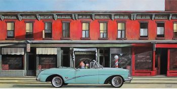 Quand Tintin et Edward Hopper se rencontrent grâce à Xavier Marabout