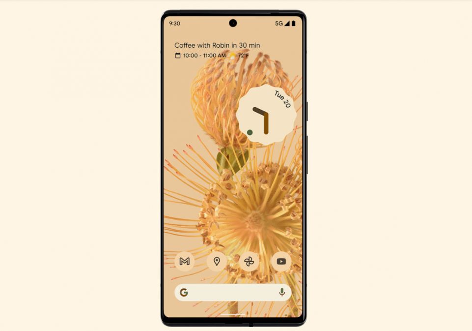 Google dévoile les Pixel 6 et Tensor avant l’heure