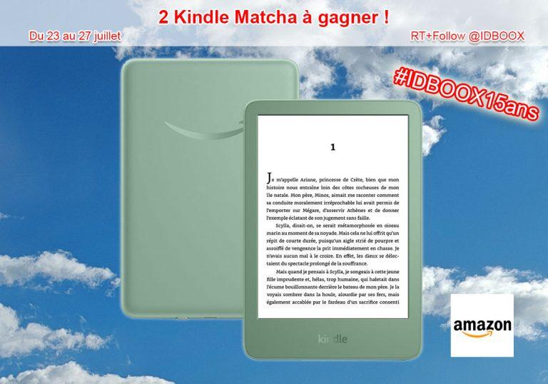 Jeu-concours - 2 Kindle Matcha 2024 à gagner pour les 15 ans d'IDBOOX